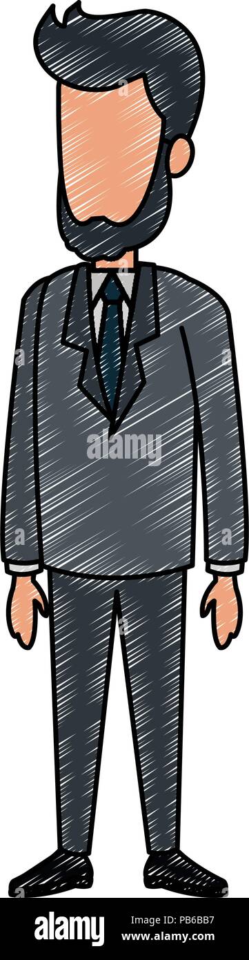 Businessman avatar cartoon vector illustration graphic design Stock ...