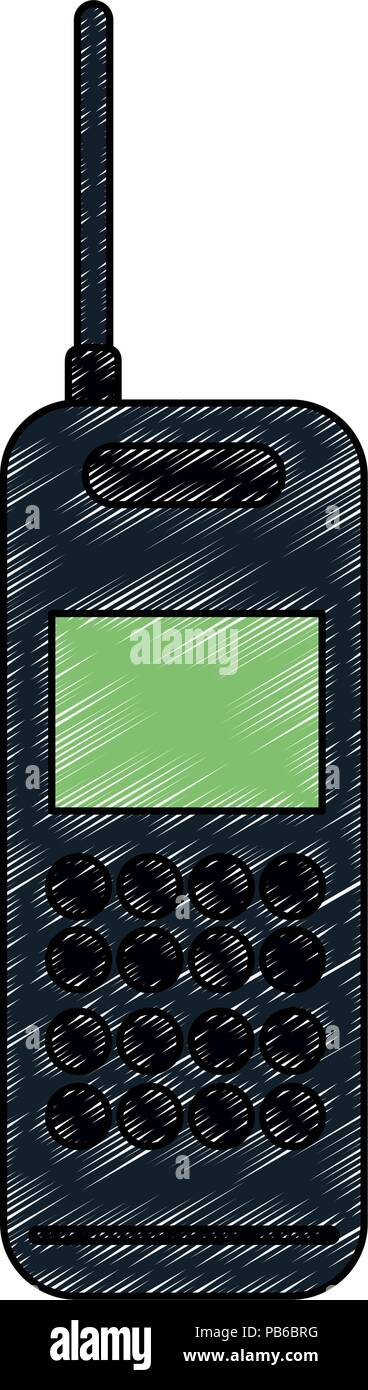 Mobile telephone isolated vector illustration graphic design Stock ...