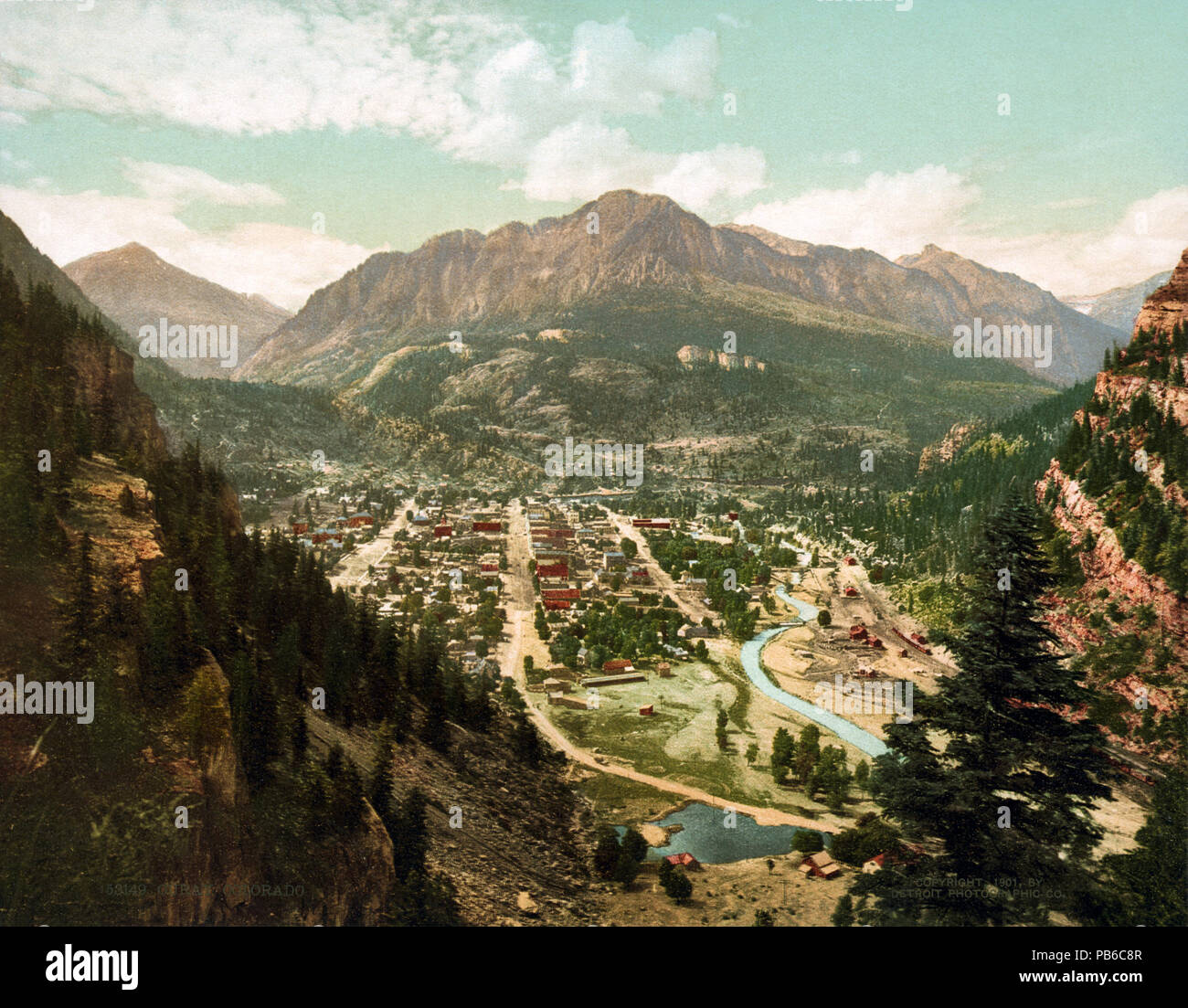 Historic mining town ouray hi-res stock photography and images - Alamy