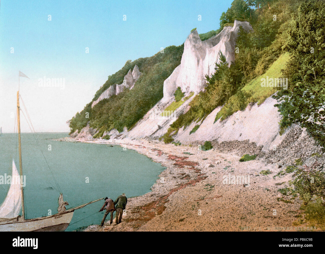 Wissower klinken chalk formations view hi-res stock photography and ...