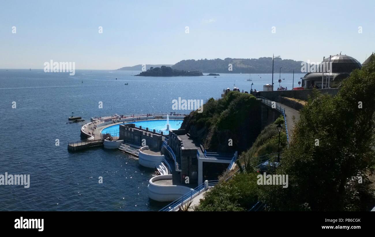 Tinside Pool at Plymouth Hoe, Devon, England, UK Stock Photo - Alamy