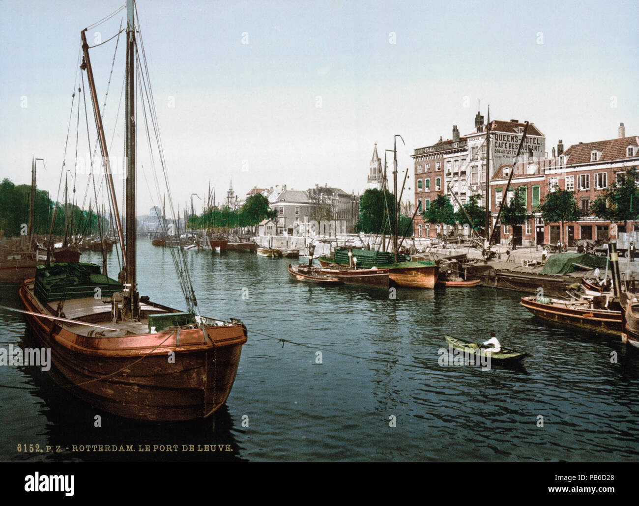 . Nederlands: Rotterdam - Leuvehaven . between 1890 and 1905 1272 ...