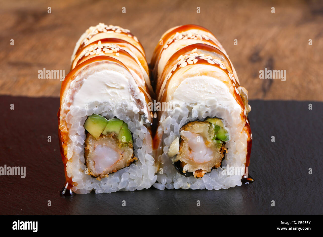 Tradittional Japan Eel roll Stock Photo - Alamy