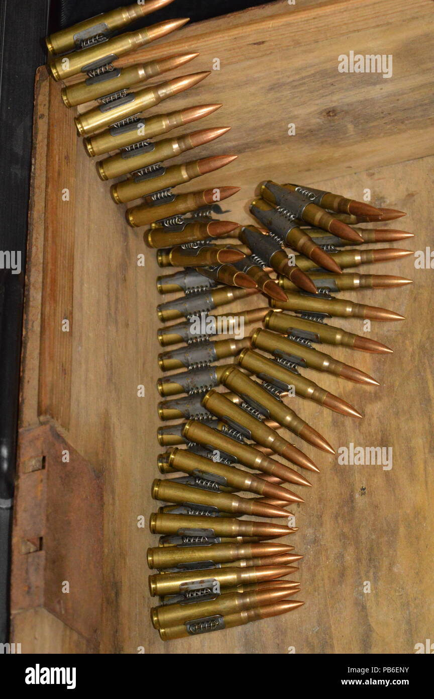 ammunition infantry patron belt Stock Photo - Alamy