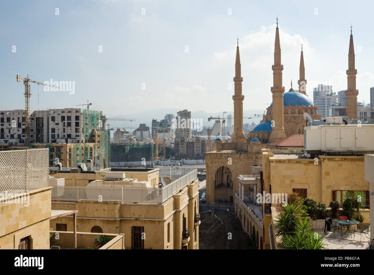 Downtown beirut lebanon view building hi-res stock photography and ...