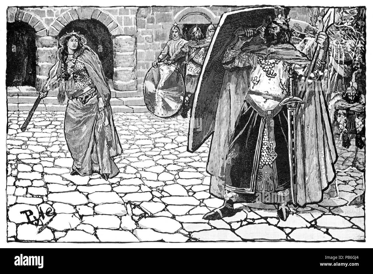 Howard pyle hi-res stock photography and images - Alamy