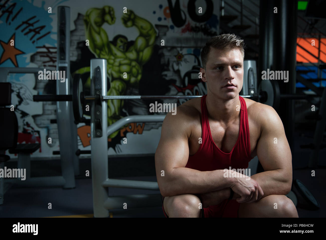 Handsome Good Looking And Attractive Young Man With Muscular Body ...