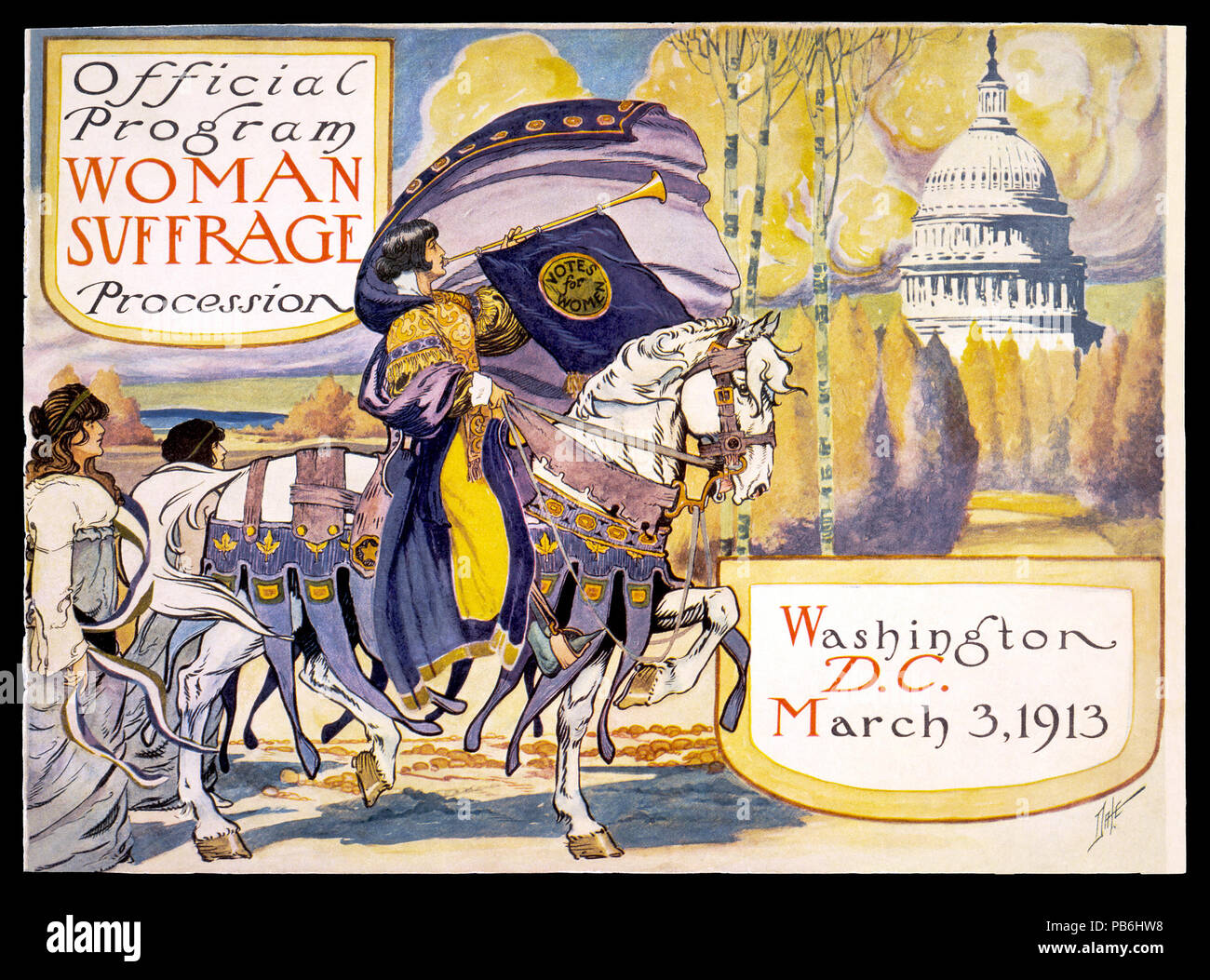 Woman march suffrage hi-res stock photography and images - Alamy