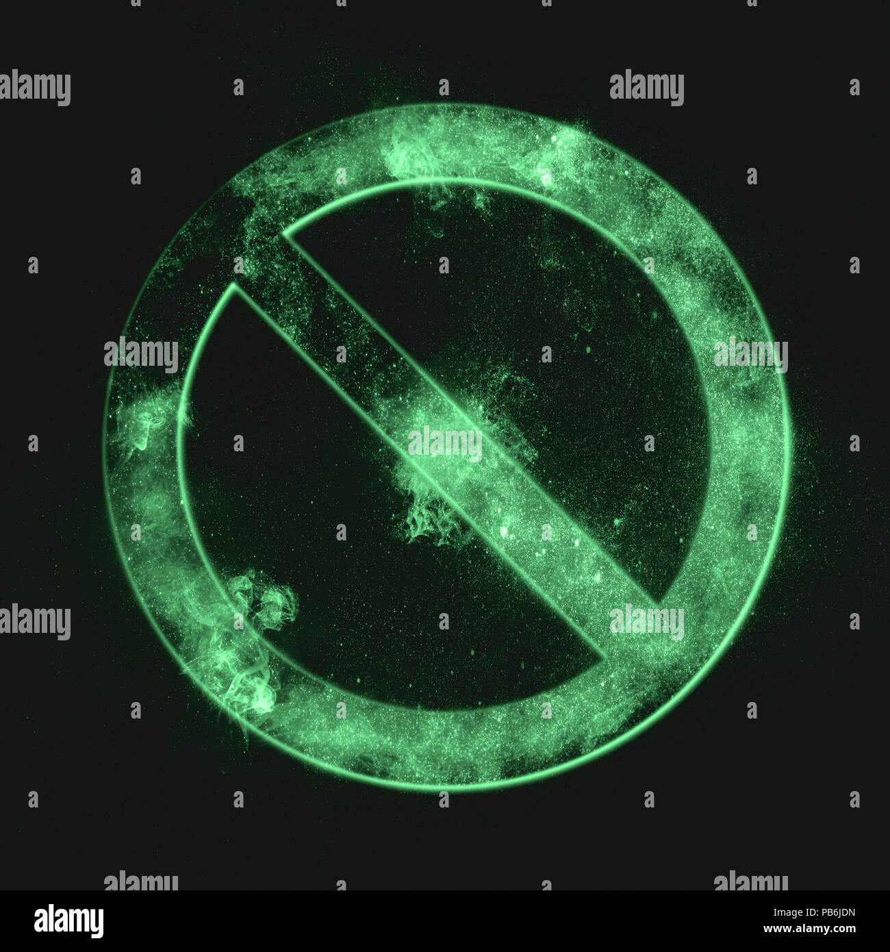 No symbol. No Sign. Green symbol Stock Photo - Alamy