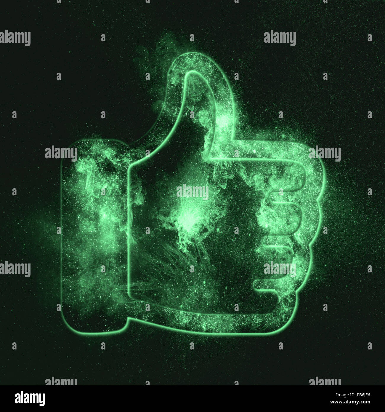 Like symbol. Like sign. Green symbol Stock Photo - Alamy
