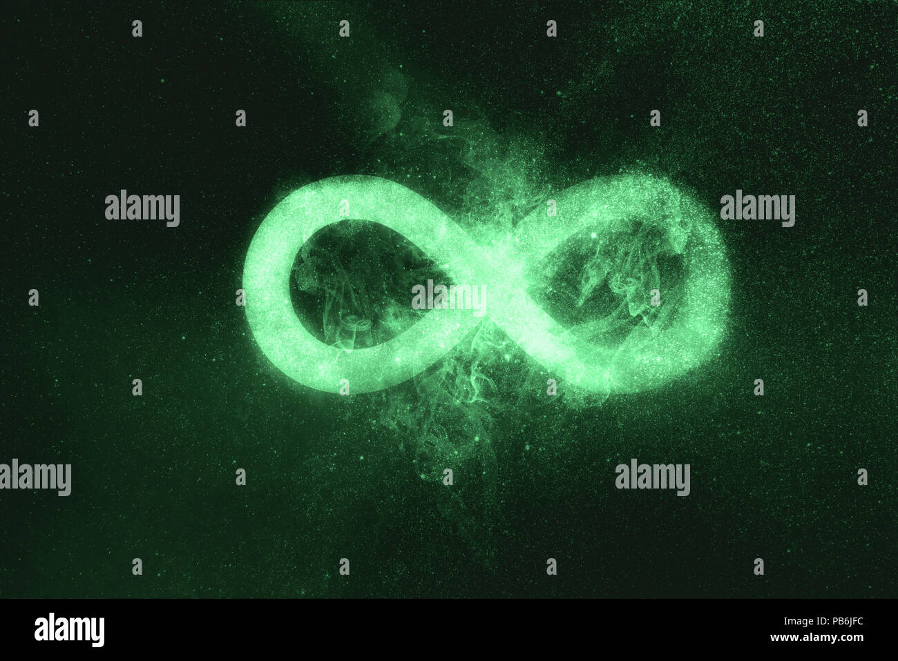 Glowing infinity symbol hi-res stock photography and images - Alamy