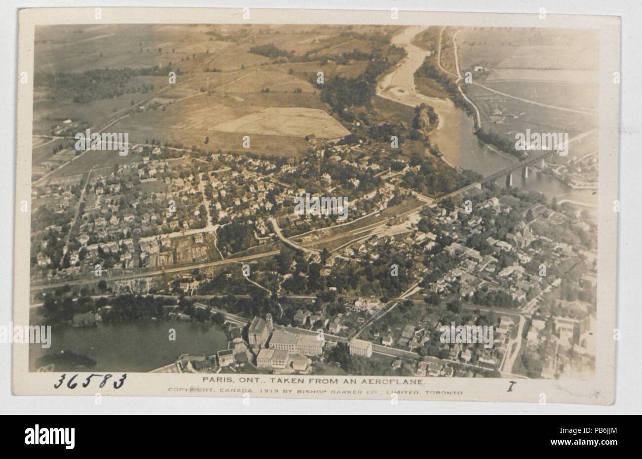 Paris ontario map hi-res stock photography and images - Alamy