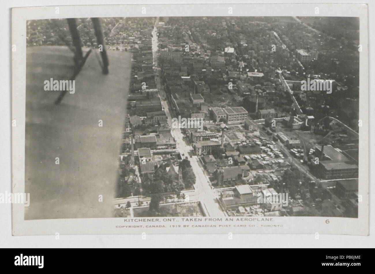 863 Kitchener Ontario from the Air (HS85-10-36345) original Stock Photo ...