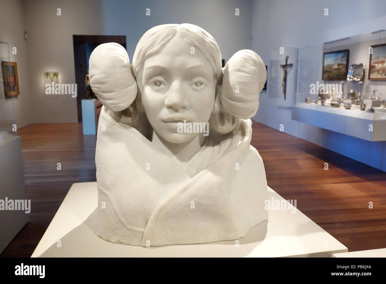 767 Hopi Woman by Joseph J. Mora, c. 1910, marble - De Young Museum ...