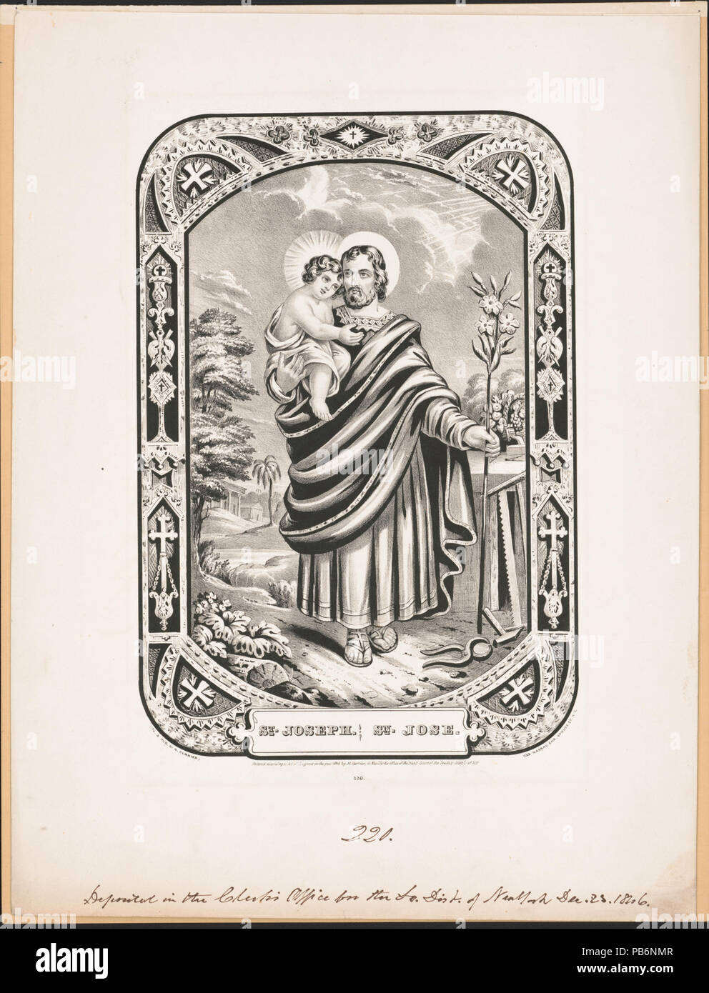 Saint joseph protector hi-res stock photography and images - Alamy
