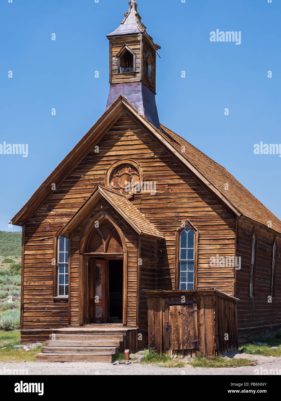 Methodist church ghost town bodie hi-res stock photography and images - Alamy