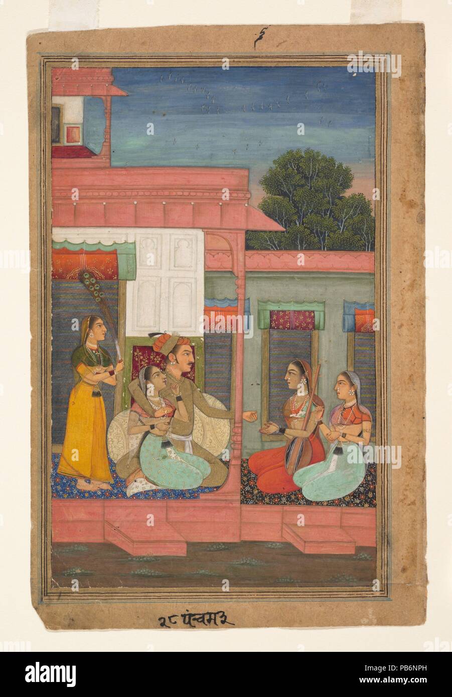 Ragamala paintings hi-res stock photography and images - Alamy