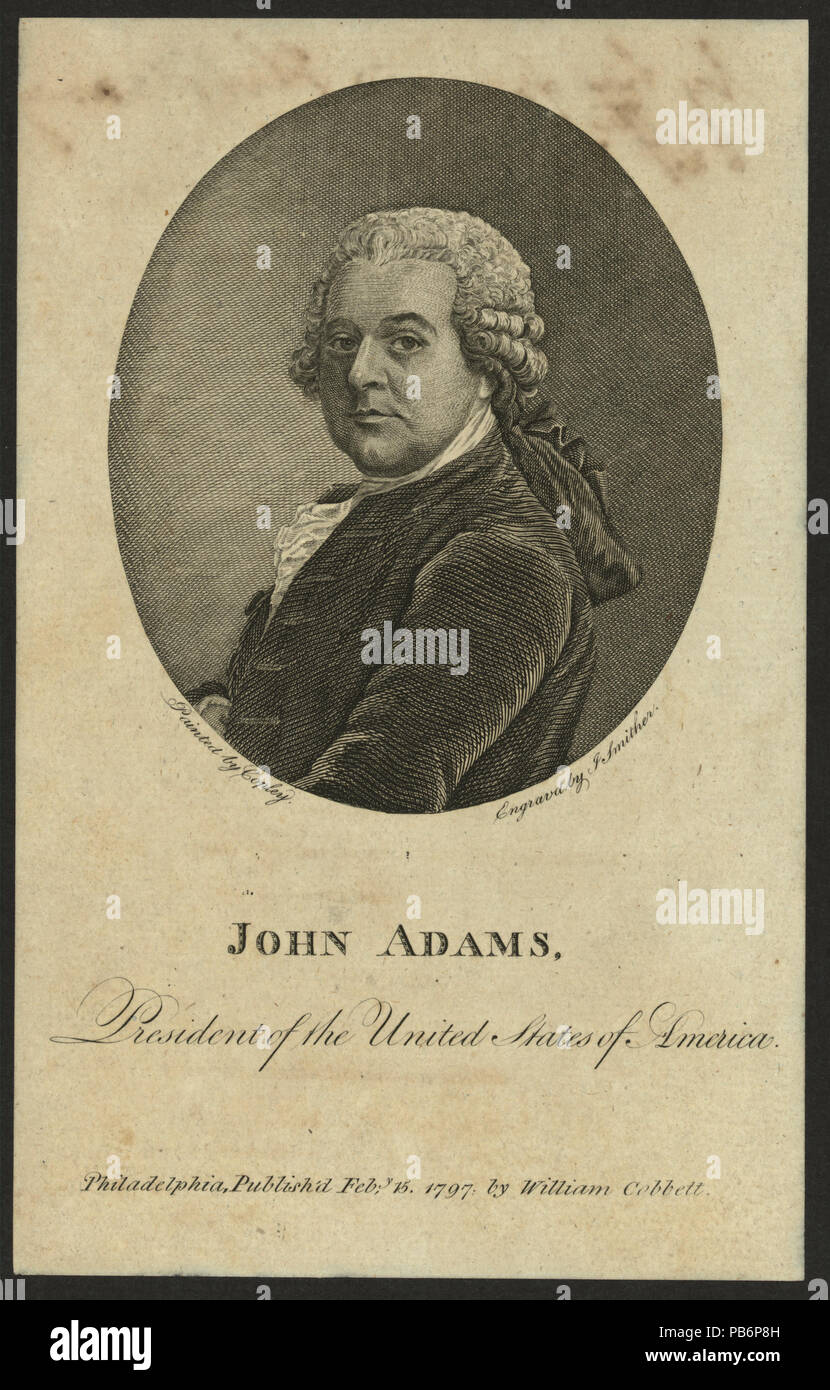 John adams president hi-res stock photography and images - Alamy
