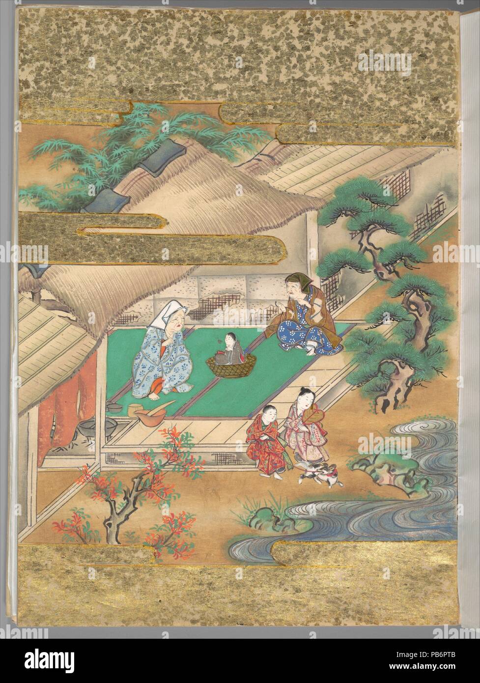 The Tale of the Bamboo Cutter. Culture: Japan. Dimensions: 9 1/8 x 6 9/ ...
