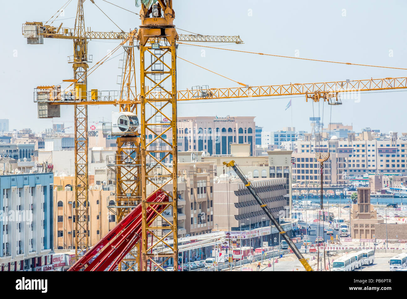 Construction crains hi-res stock photography and images - Alamy