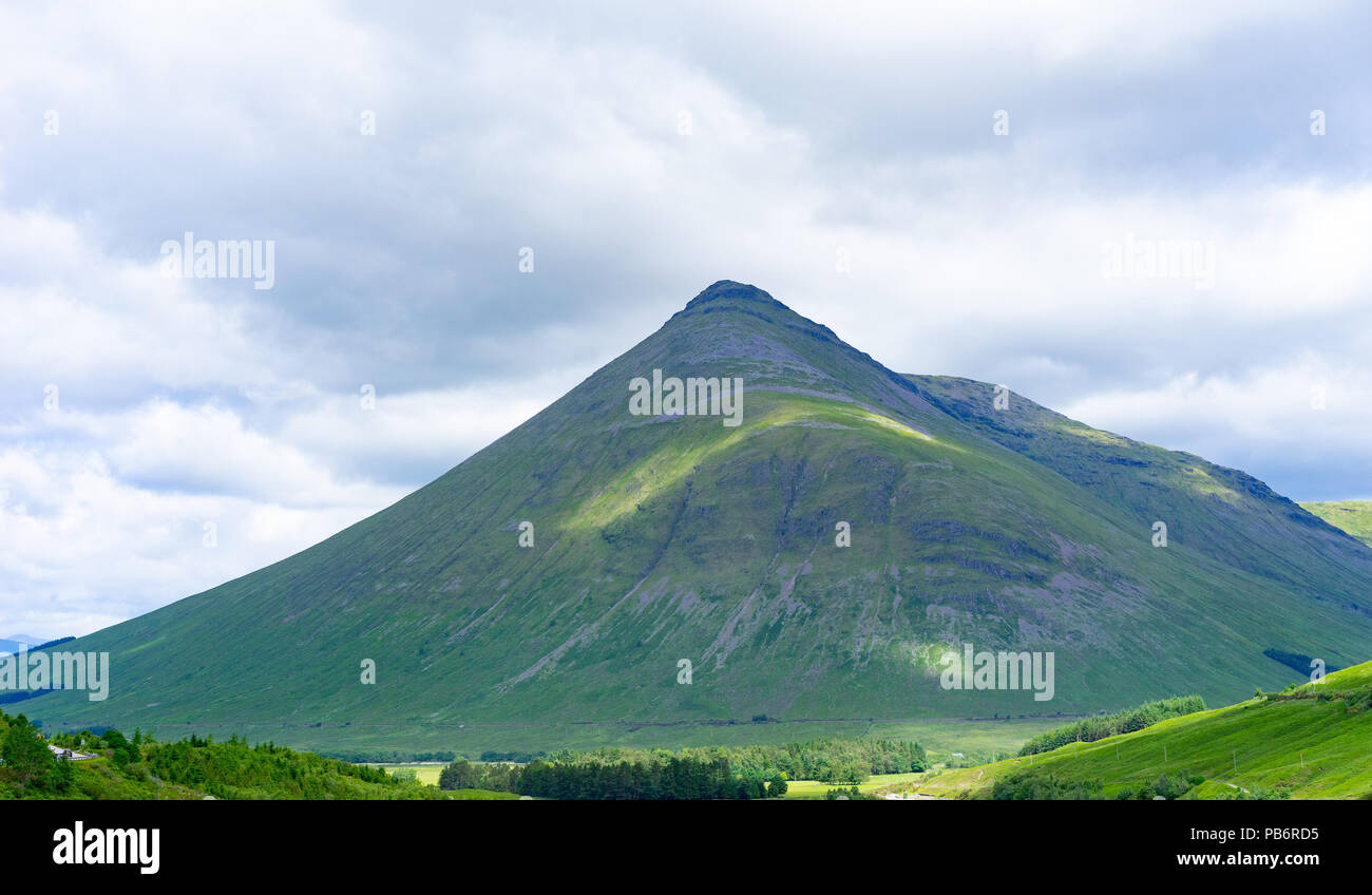 Beinn Dorian veiwed from the A82 road, north of Tyndrum, Highland ...