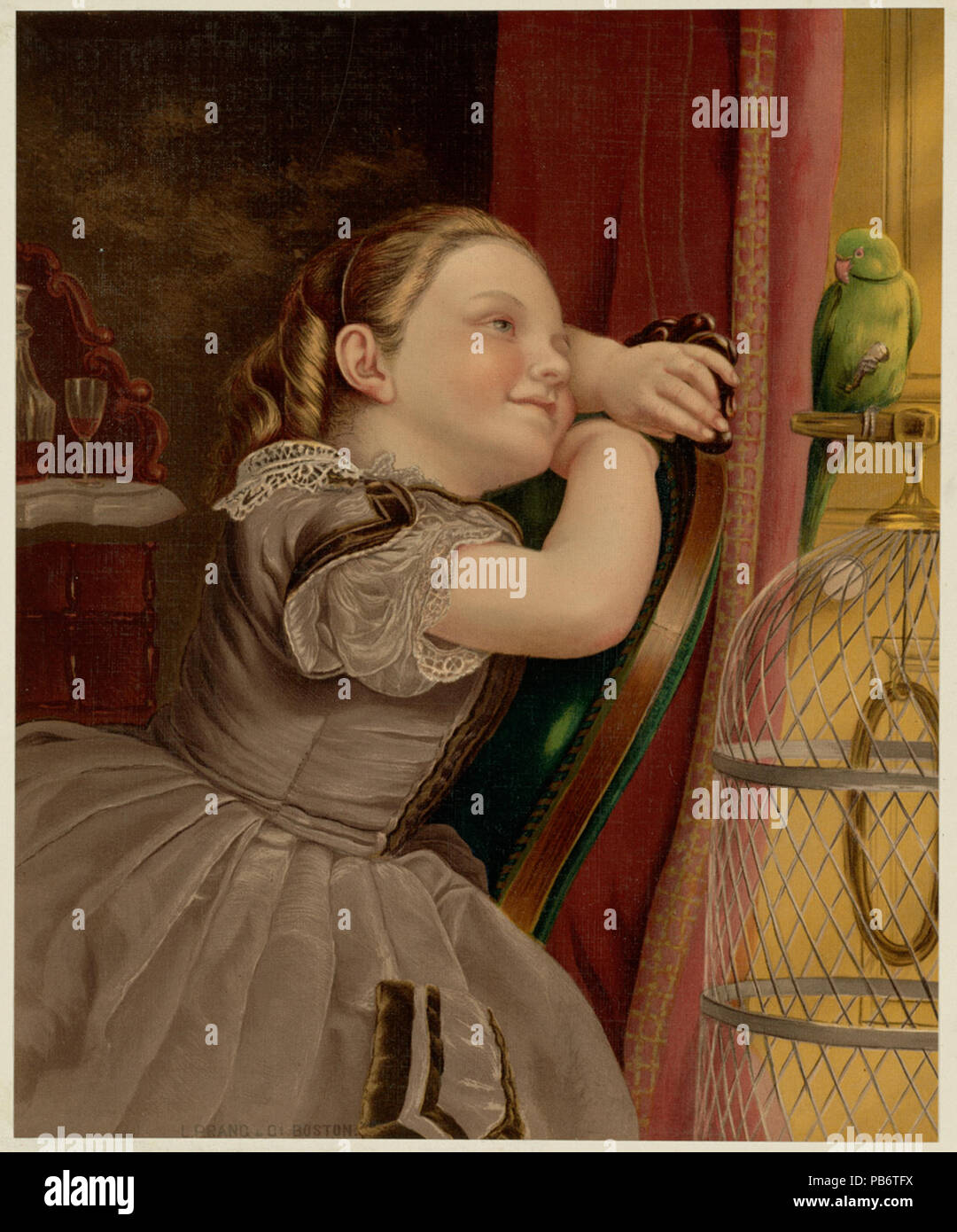 1145 Our Pet Polly by Boston Public Library Stock Photo - Alamy