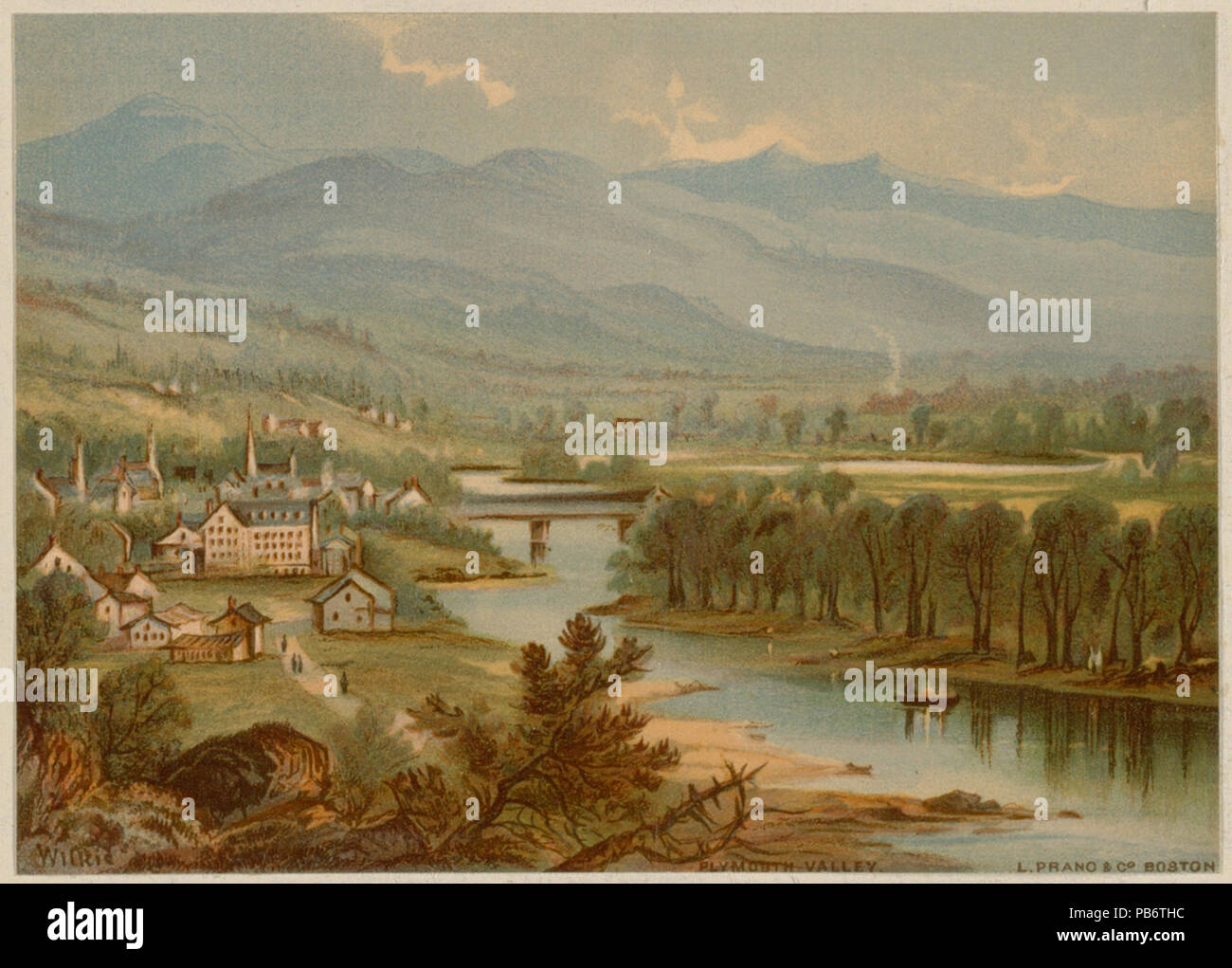 Prang's gems of american scenery hi-res stock photography and images ...