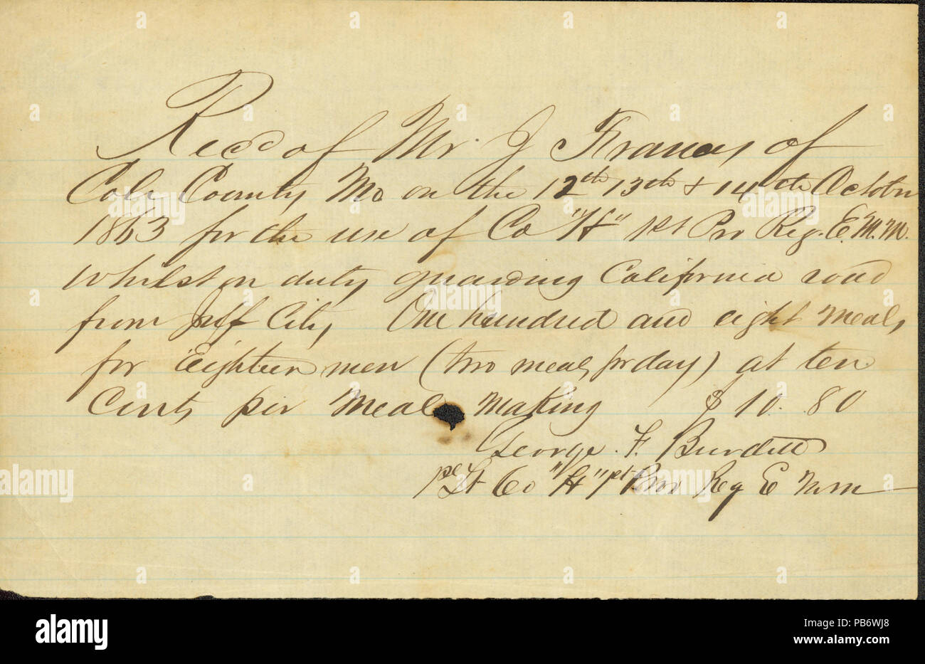 Signed receipt hi-res stock photography and images - Alamy