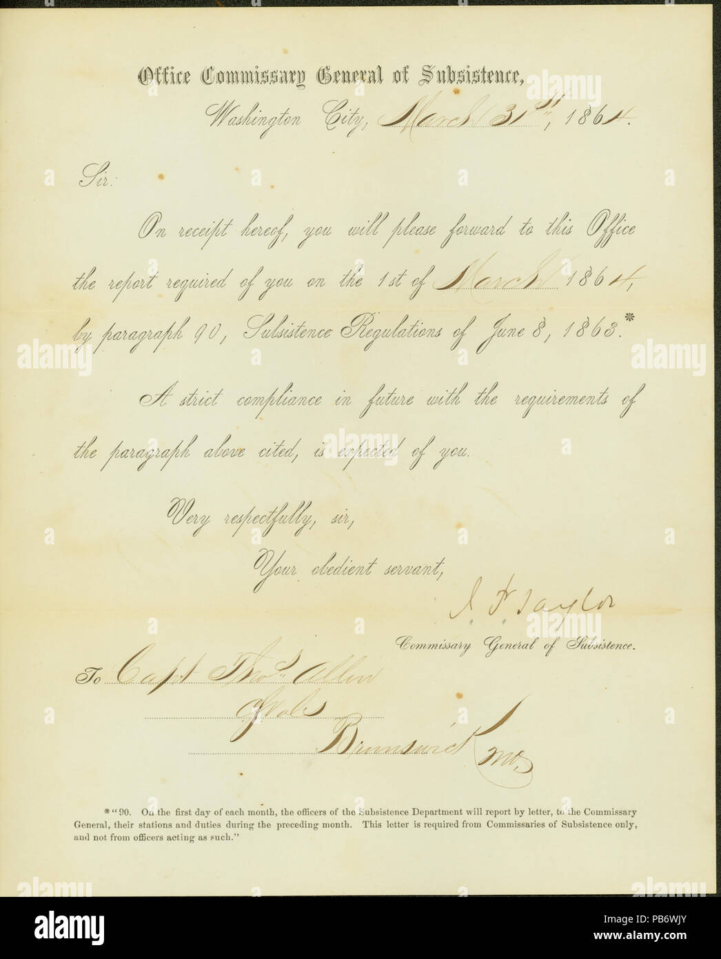 Commissary general hi-res stock photography and images - Alamy