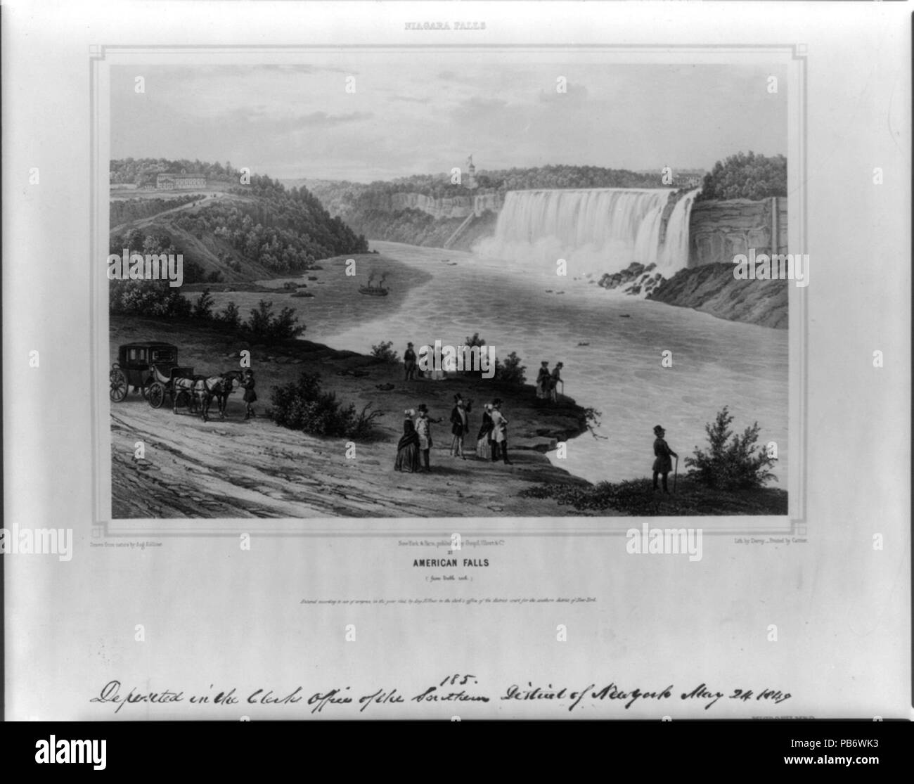 Table rock niagara falls Black and White Stock Photos & Images - Alamy