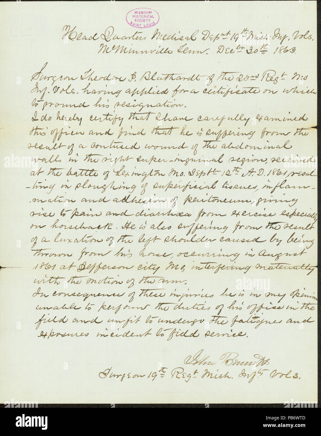 Michigan infantry hi-res stock photography and images - Alamy