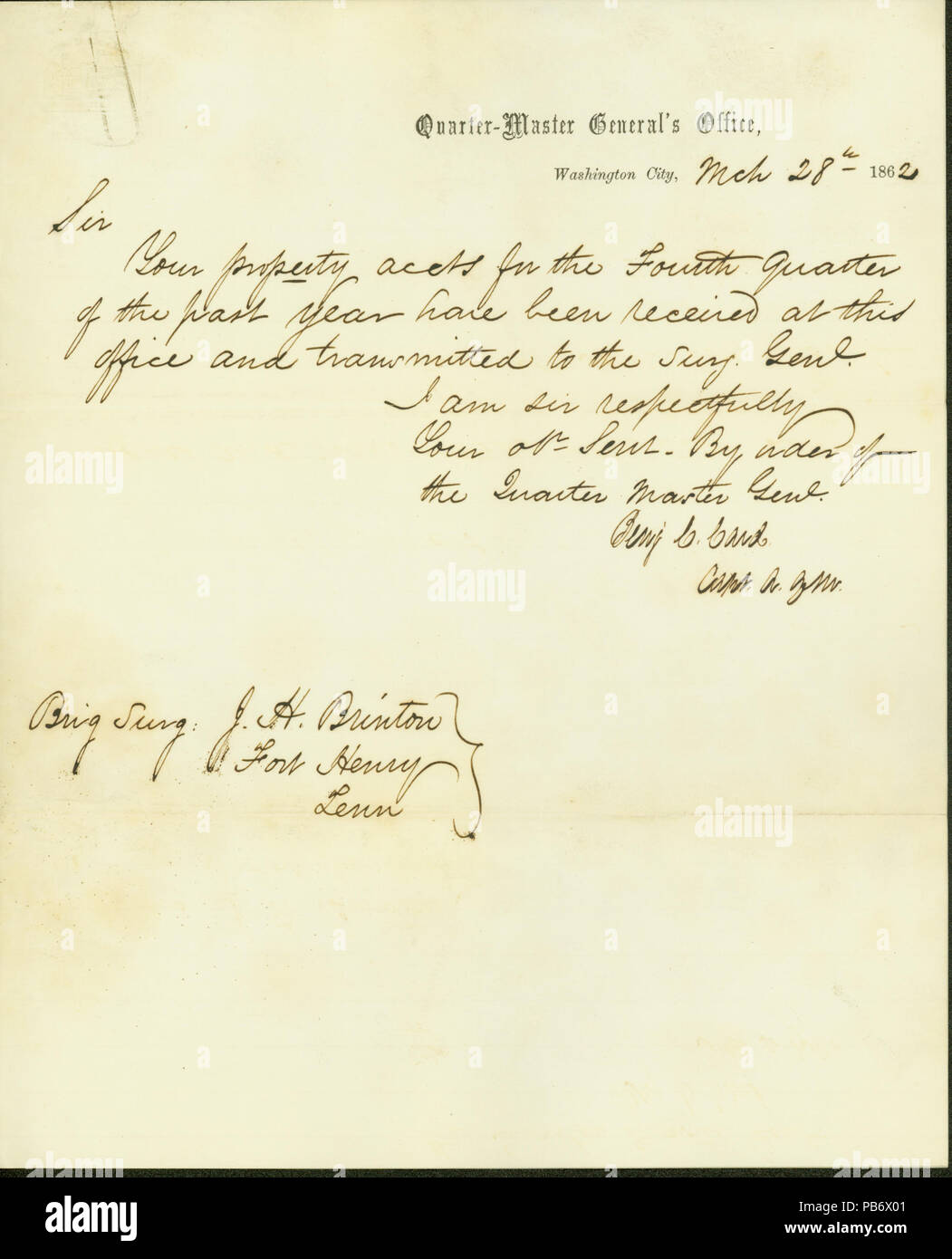 Generals quarter hi-res stock photography and images - Alamy