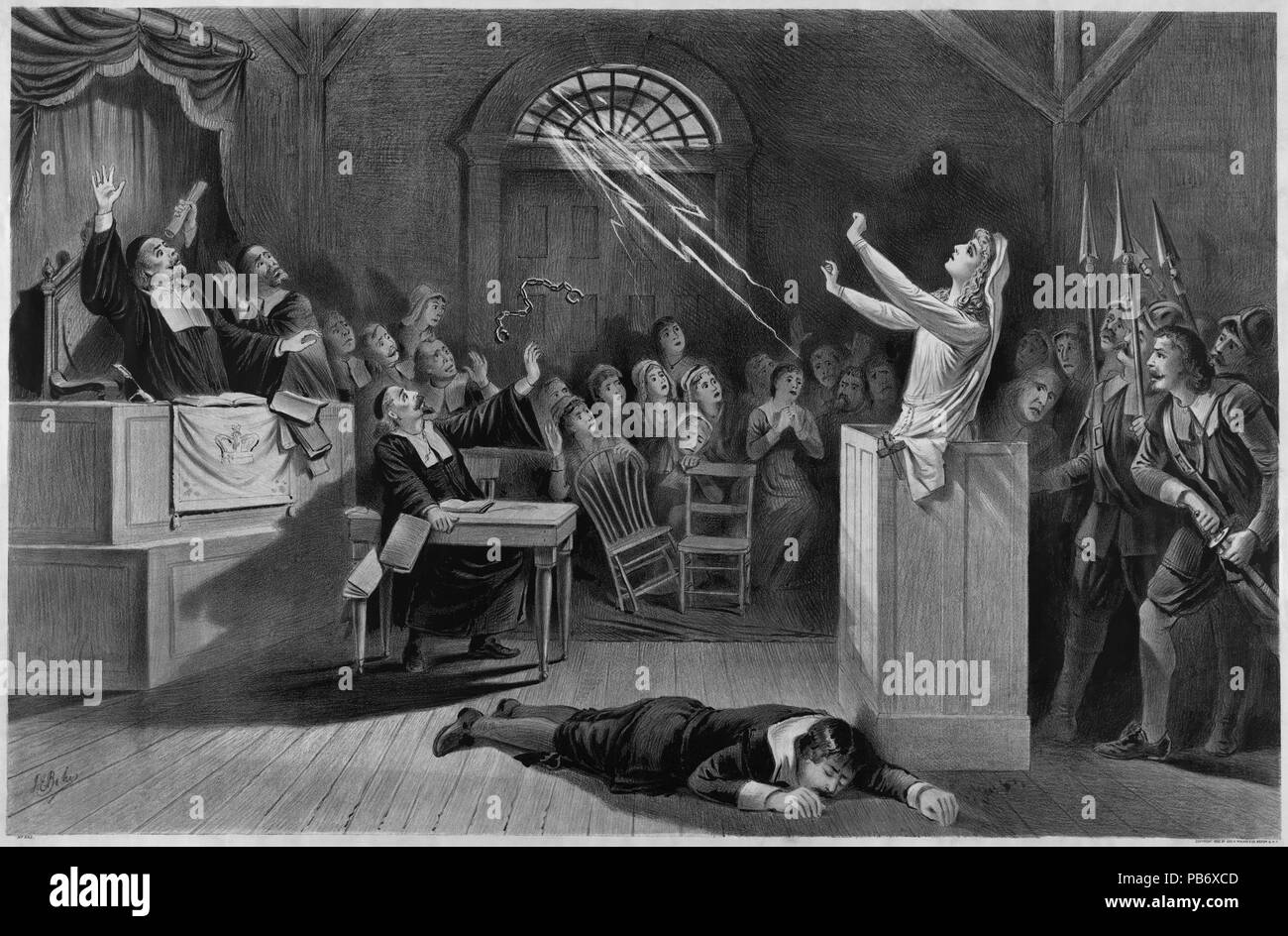 Salem witch trial execution hi-res stock photography and images - Alamy