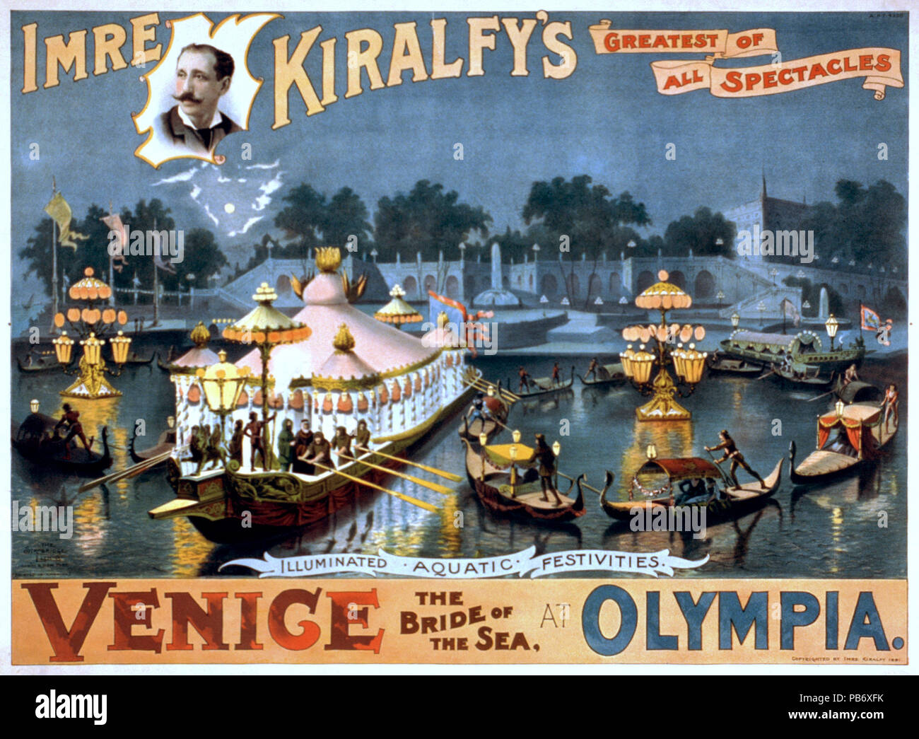 796 Imre Kiralfy's Venice the bride of the sea, performance poster ...