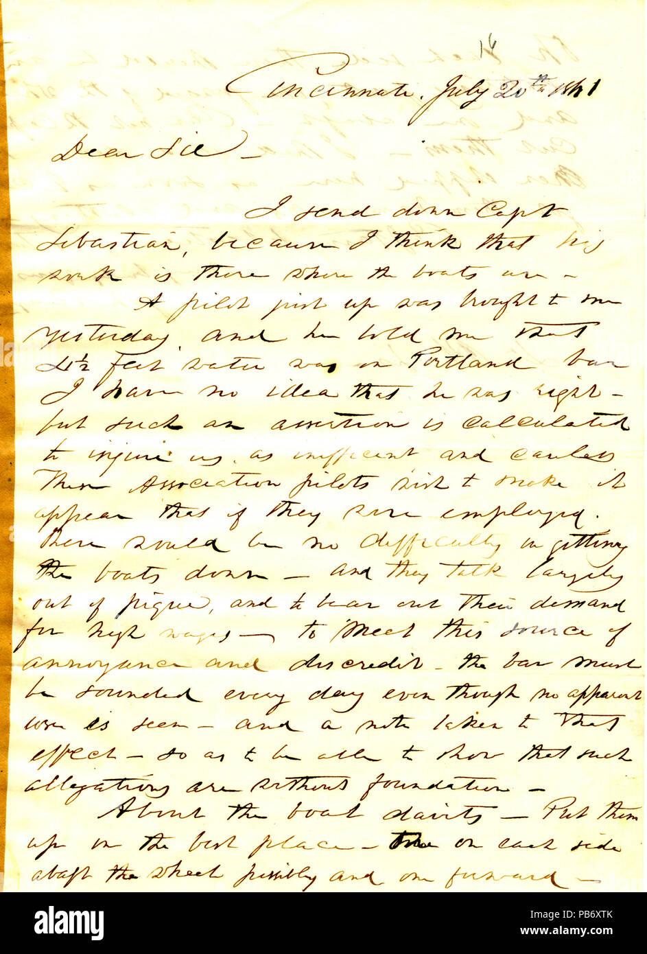 902 Letter from John Rodgers, Cincinnati, Ohio, to Seth Ledyard Phelps ...
