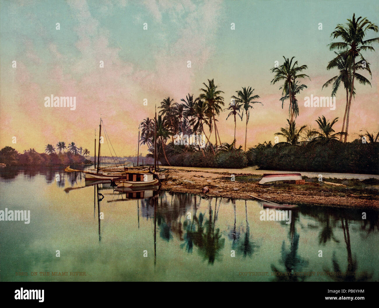 1136 On the Miami River, Florida, 1900 Stock Photo - Alamy