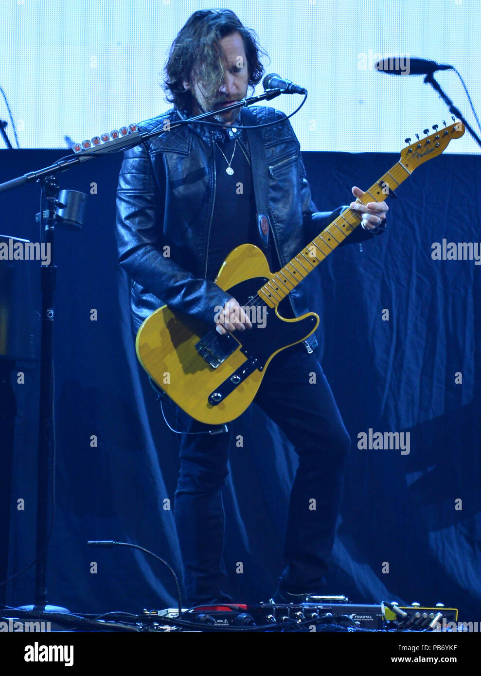 Train perform at The BB&T Center on June 24, 2018 in Sunrise, Florida ...
