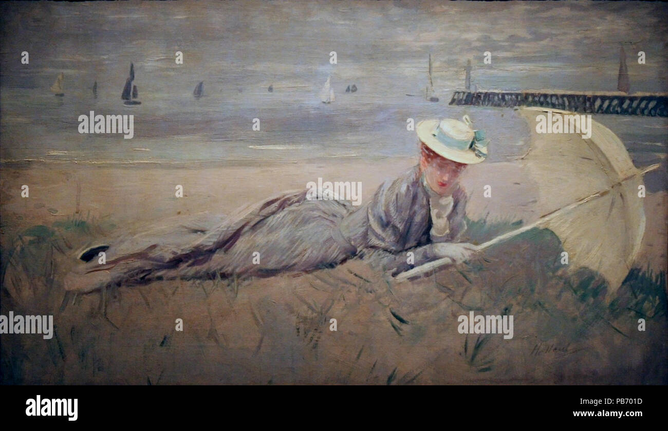 Musée Bonnat - Mme Helleu sur la plage - Paul Helleu 1174 Paul César ...