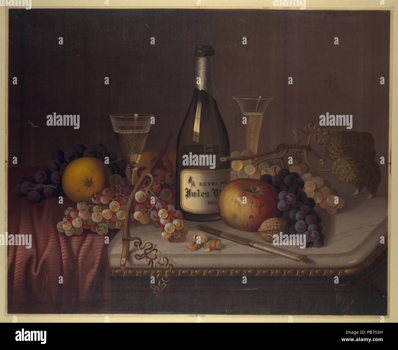 Detailed still life painting hi-res stock photography and images - Alamy