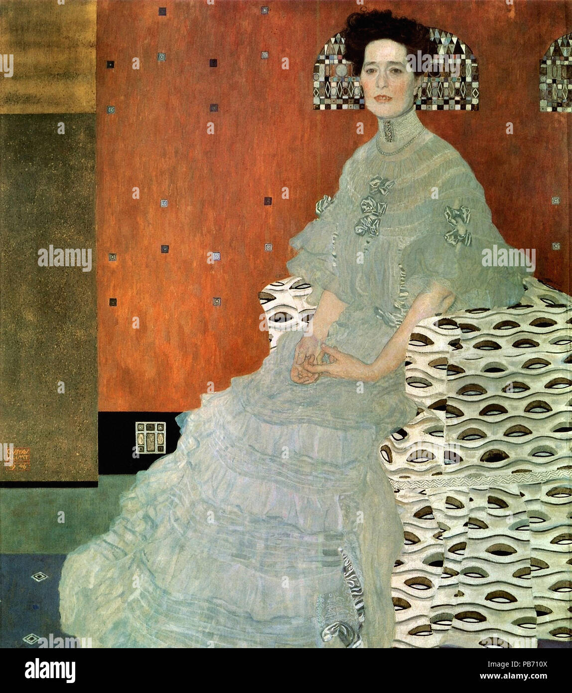 Klimt Gustave - Portrait of Fritza Riedler 1 Stock Photo - Alamy