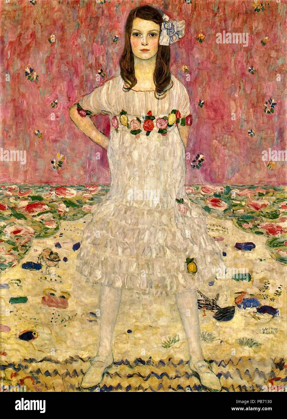 Klimt Gustave - Portrait of Mada Primavesi Stock Photo - Alamy