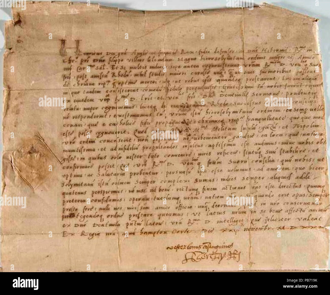Letter from king hi-res stock photography and images - Alamy