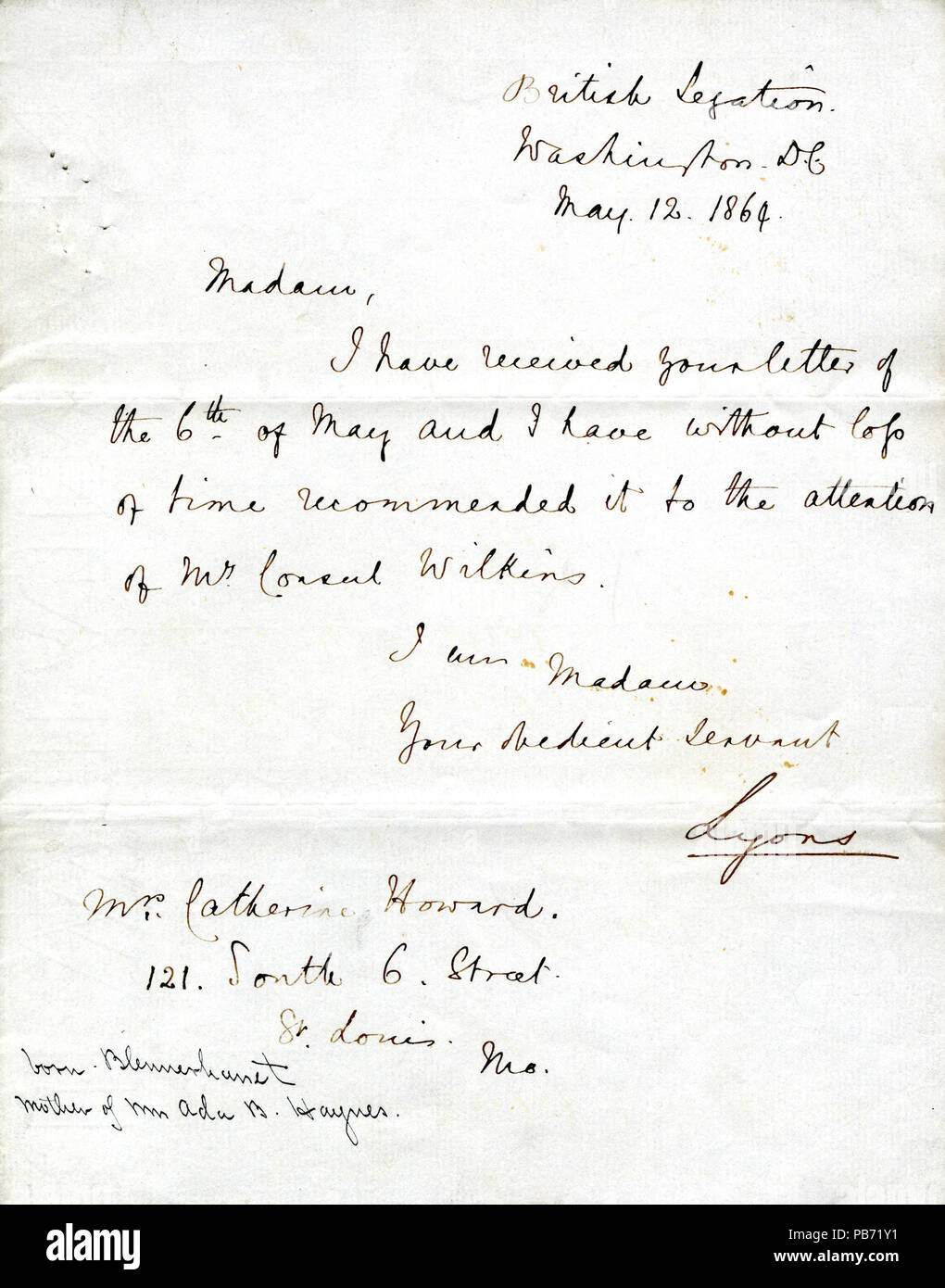 Catherine lyons hi-res stock photography and images - Alamy