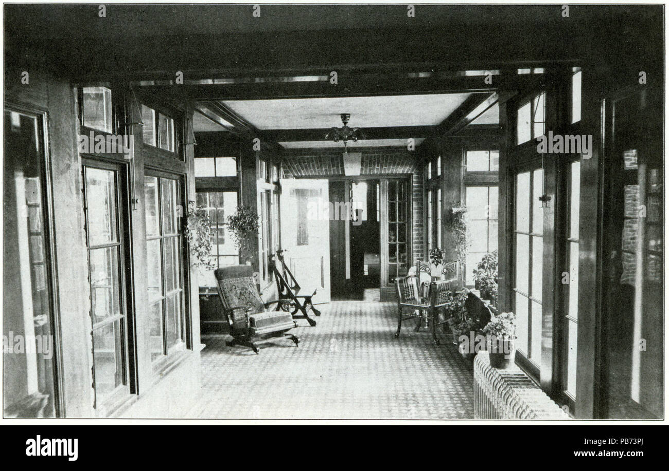 1584 Sun parlor of Paul Clark Home Stock Photo - Alamy