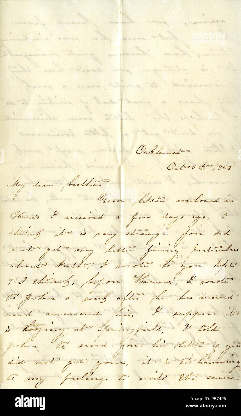 910 Letter signed Mat (Mat Tallman), Oakhurst, to her brother Jerry W ...