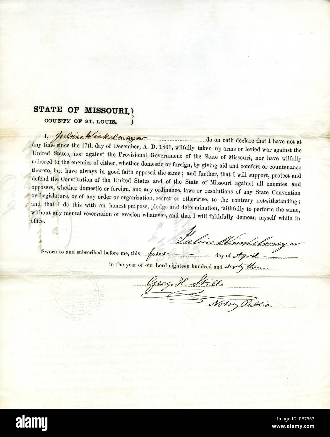 Loyalty oath hi-res stock photography and images - Alamy