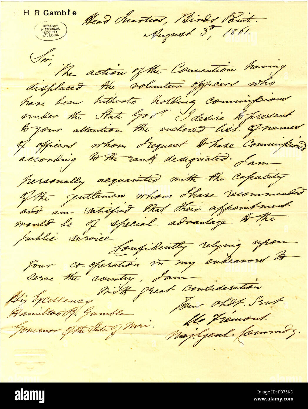 Hamilton letter 3 hi-res stock photography and images - Alamy