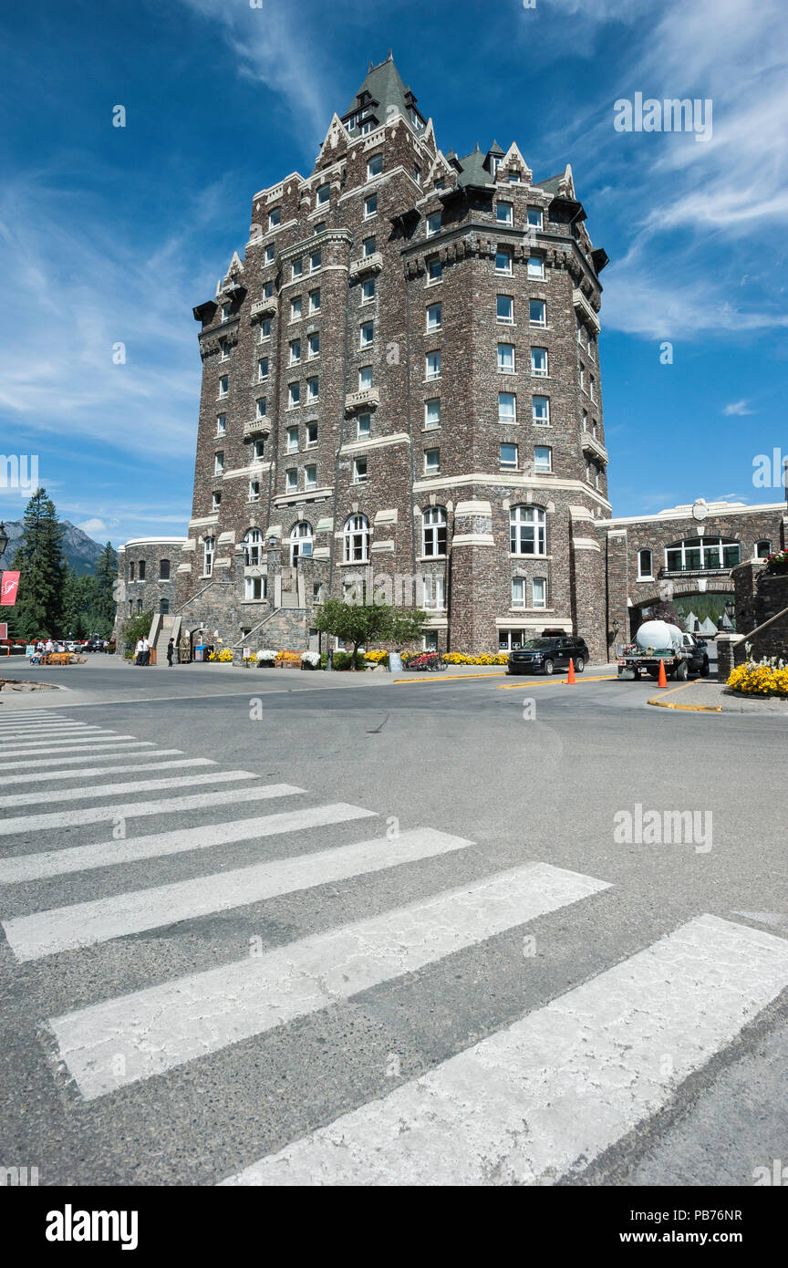 Banff Springs Hotel, Banff, Banff National Park, Alberta, Canada Stock Photo - Alamy