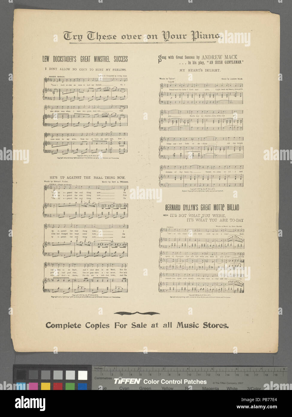 1075 My heart's delight (NYPL Hades-464582-1711982 Stock Photo - Alamy