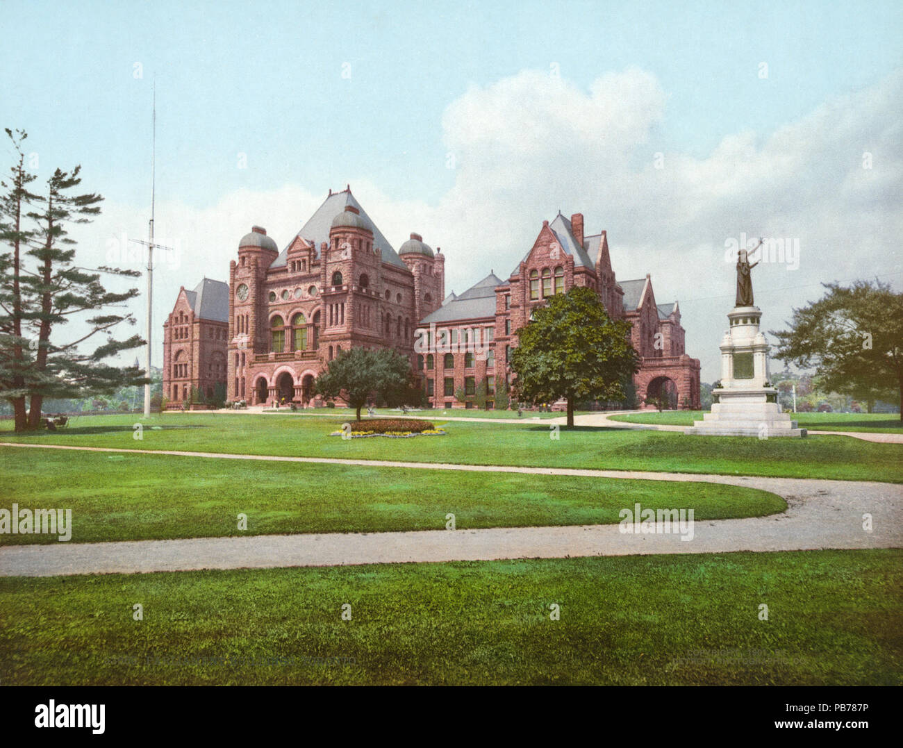 . English: 1901 photochrom print of the 'Parliament Buildings' (the ...